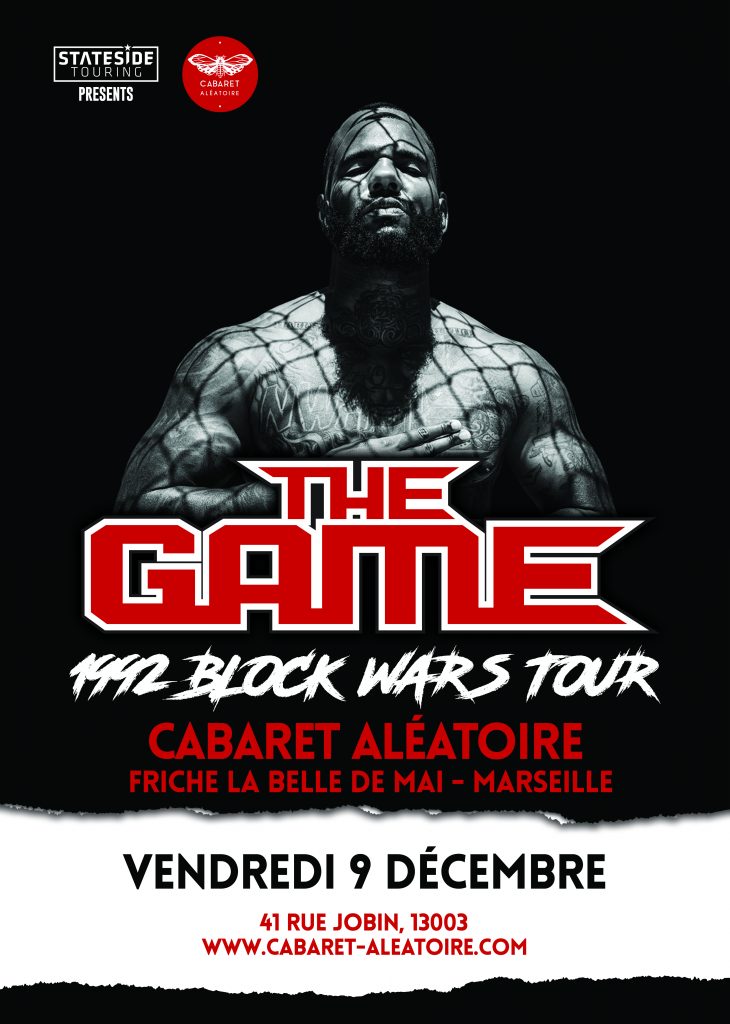 The Game, légende du Rap américain en concert sur Marseille